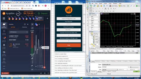 Iqoption And Metatrader With Python Bot In Action Youtube