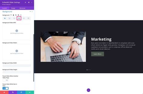 The Divi Fullwidth Slider Module Elegant Themes Documentation