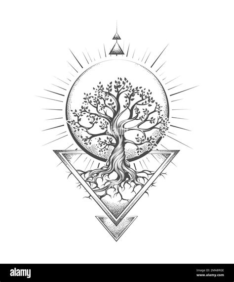 Tree Of Life Symbol Sacred Geometry