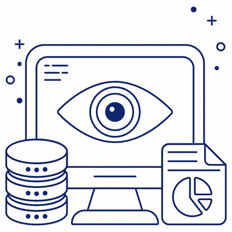 System Monitoring System Inspection Data Monitoring Data Inspection Data Visualization Icon