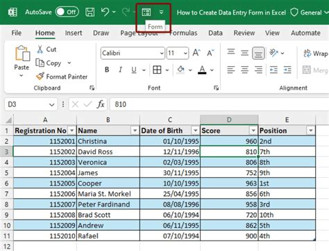 How To Create Data Entry Form In Excel Step By Step Guide Excel Insider