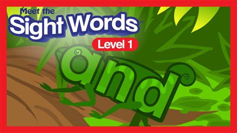 Meet The Sight Words Level 1 αnd Preschool Prep Company Youtube