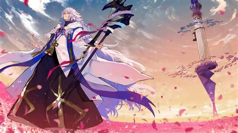 Fategrand Order Merlin Noble Phantasm Garden Of Avalon Youtube