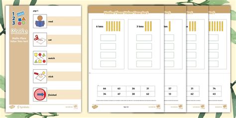 Send Structured Steps Maths Place Value Tens Sort Twinkl
