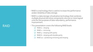 Raid Redundant Array Of Inexpensive Disks Or Drives Or Redundant Array Of Independent Disks