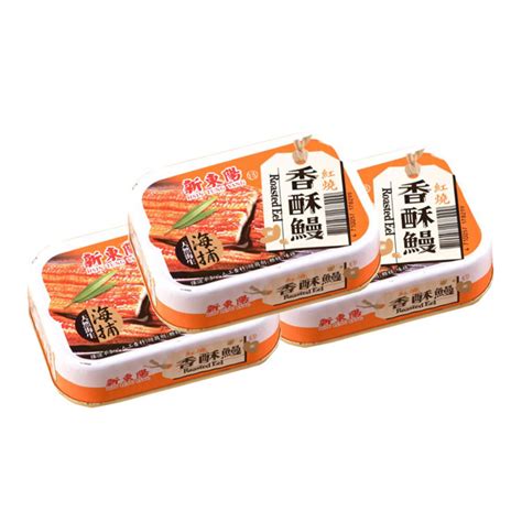 新東陽海捕紅燒香酥鰻 100g 3入 全聯全電商