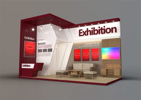 29 Booth Design Mockup Behance In 2025 Exhibition Stall Design