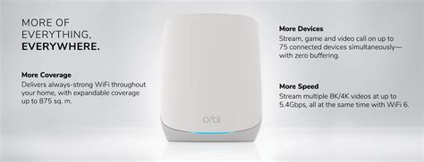 RBK S Orbi Tri Band Mesh WiFi System NETGEAR