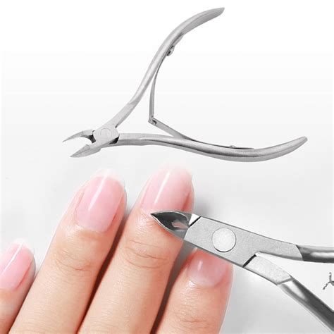 Комплект за подстригване от 3 части ножица за кожички избутвач на кожички ножичка за нокти