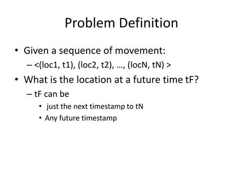 Ppt Spatial Temporal Models In Location Prediction Powerpoint