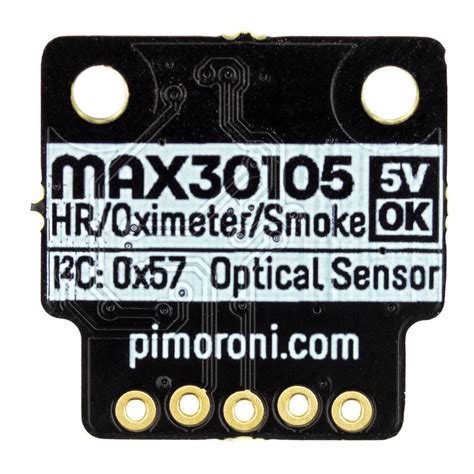 Max30105 Breakout Heart Rate Oximeter Smoke Sensor Elmwood Electronics