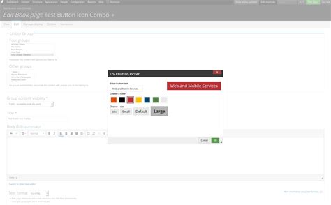 Add An Icon To A Button Osu Drupal 7 Web Technology Training