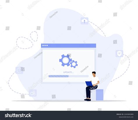 Update Operating System Over Royalty Free Licensable Stock Vectors Vector Art Shutterstock