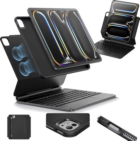 Logitech Combo Touch Ipad Pro 11 Inch M4 2024 Keyboard Case Detachable Backlit