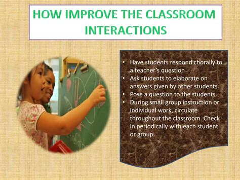 The Classroom Interactions Pptx