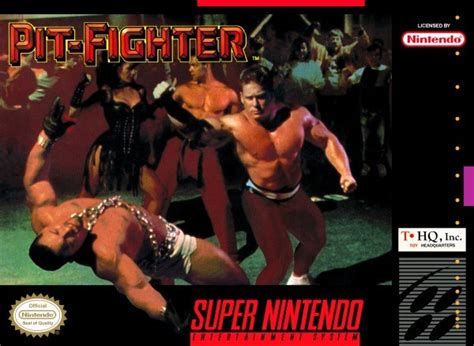 Carátula De Pit Fighter Para Snes