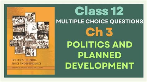 Politics And Planned Development Class 12 Mcqs Cbse Political Science