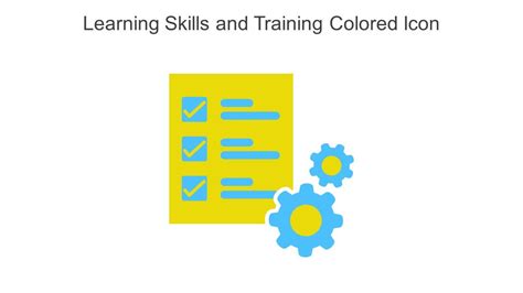 Learning Skills And Training Colored Icon In Powerpoint Pptx Png And