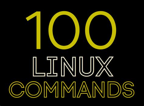 100 linux commands the right tools to get the job done