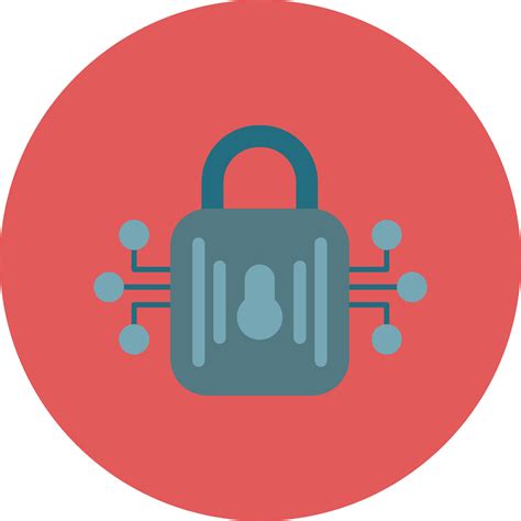 Secured Connection Flat Circle Icon 37442324 Vector Art At Vecteezy