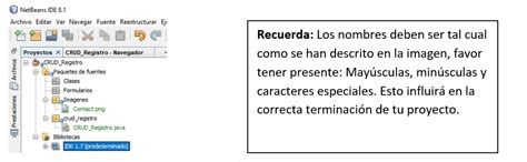 CRUD en Java Configuración del proyecto en NetBeans Tutorial