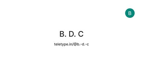 B D C Teletype