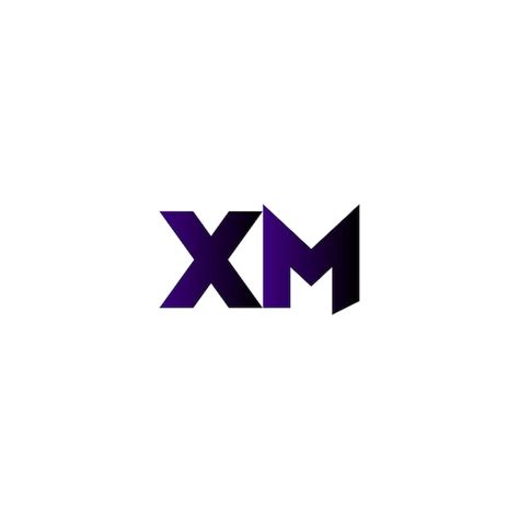 Premium Vector Xm Logo Design
