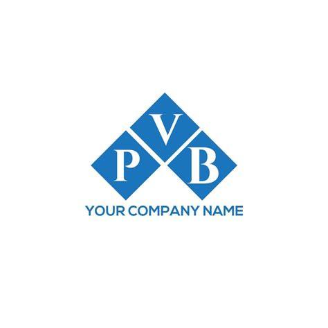 Concepto De Logotipo De Letra De Iniciales Creativas Pvb Pvb Letter Design Pvb Letter Logo