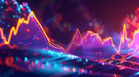 Premium Photo A Computer Screen Displaying Colorful Lights And Patterns Creating A Visually