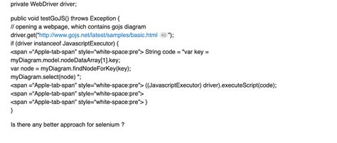 Unclear On Testability Of Gojs Based On Existing Replies In Form Nwoods