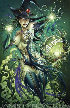 Zenescone Oz Cover Comika Expo Exclusive Pinup Comic Book Artists Comic Books Grimm