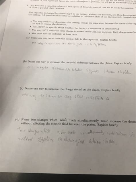 Solved You Have A Capacitor A Battery And S Piece Of Chegg Com