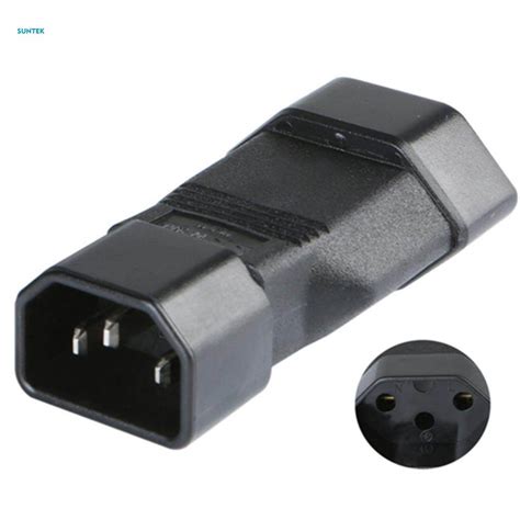 IEC Male To Female Adater IEC 320 C14male To Switzerland Female Adapter Daraz Pk