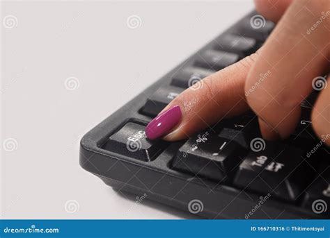 Esc Button On The Keyboard Stock Photo Image Of Online Electronics