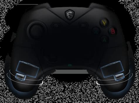 Msi Force Gc300 Wireless Pc Game Controller 2 4ghz Bluetooth Usb C