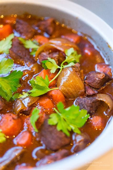 Skånsk Kalops I Crockpot Recept Recept Crockpot Recept Med Nötkött