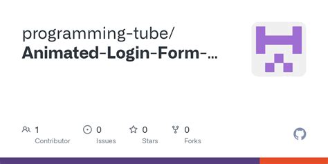 Github Programming Tube Animated Login Form With Light Button