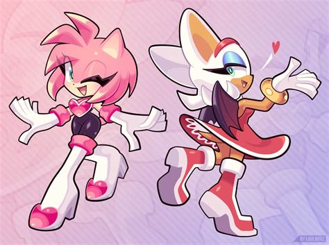 Amy And Rouge Sonic The Hedgehog Wallpaper Fanpop