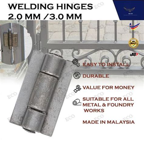 1pc20mm 30mm Welding Hinges Ensel Welding Pintu Butterfly Welding