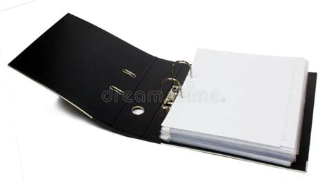Open File Folder Stock Photo Image Of Close Education