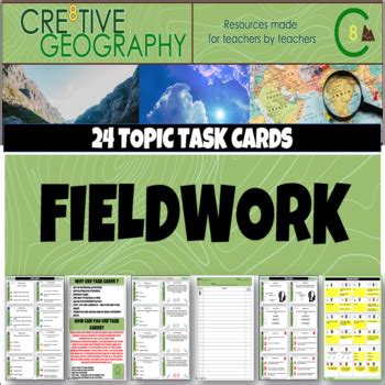 Fieldwork Geography Digital Task Cards By Cre8tive Resources Tpt