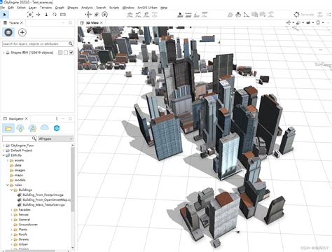 【cityengine】 Shp数据城市与路网三维模型并导入ue5 第一章ue5读取geojson Csdn博客