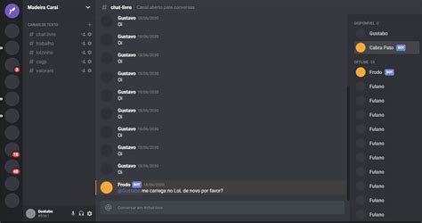 Github Gustavo867discord Clone Discord Clone With Typescript