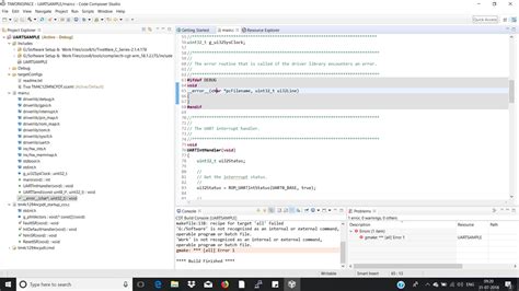 Ccsek Tm4c1294xl Gmake Mainobj Error 1 What Could Be The Problem Code
