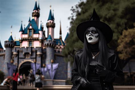 Disney World Goes Goth R Midjourney