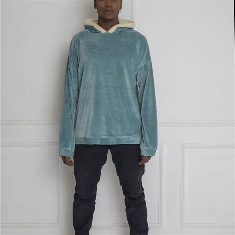 Turquoise Oversized Hoodie Makelen