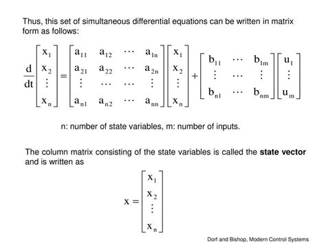 presentation on state variable model powerpoint slides