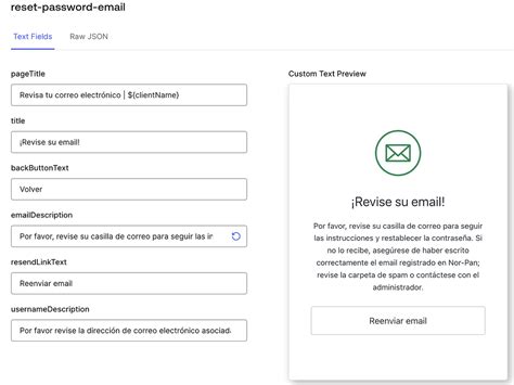Show Go Back Button Inside The Reset Password Email Auth0 Community