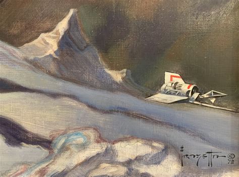 Sold Battlestar Galactica Attack By Frank Frazetta In Ben Stevenss