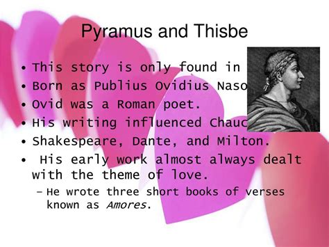 PPT Pyramus And Thisbe PowerPoint Presentation Free Download ID